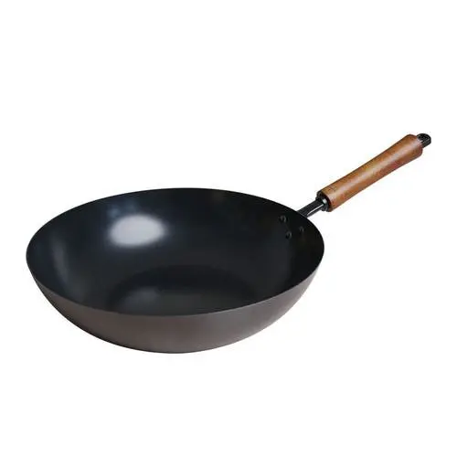 JOYCE CHEN Carbon Steel Ceramic Nonstick Stir Fry Pan - Black
