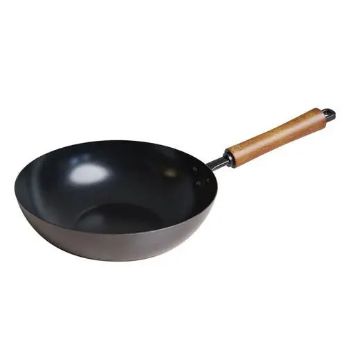 JOYCE CHEN Carbon Steel Ceramic Nonstick Stir Fry Pan - Black