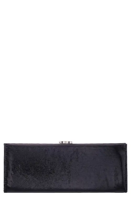 Nina Tierney Clutch With Optional Chain Strap - Black
