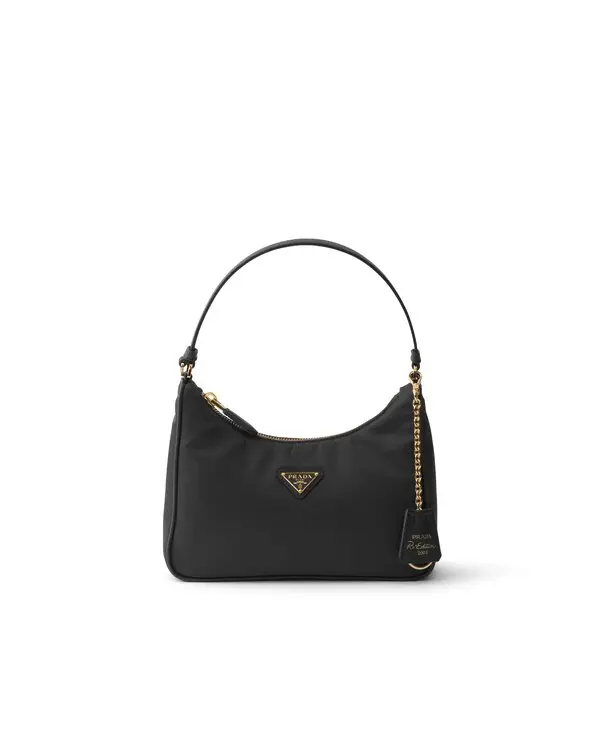 Prada Re-edition 2005 Re-nylon And Saffiano Mini Bag - Black