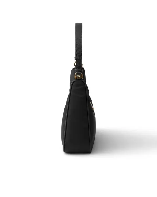 Prada Re-edition 2005 Re-nylon And Saffiano Mini Bag - Black