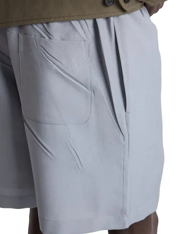Prada Mohair Wool Bermuda Shorts - Cloudy Gray