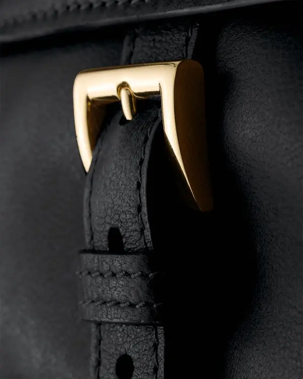 Prada Nappa Leather Wallet With Shoulder Strap - Black