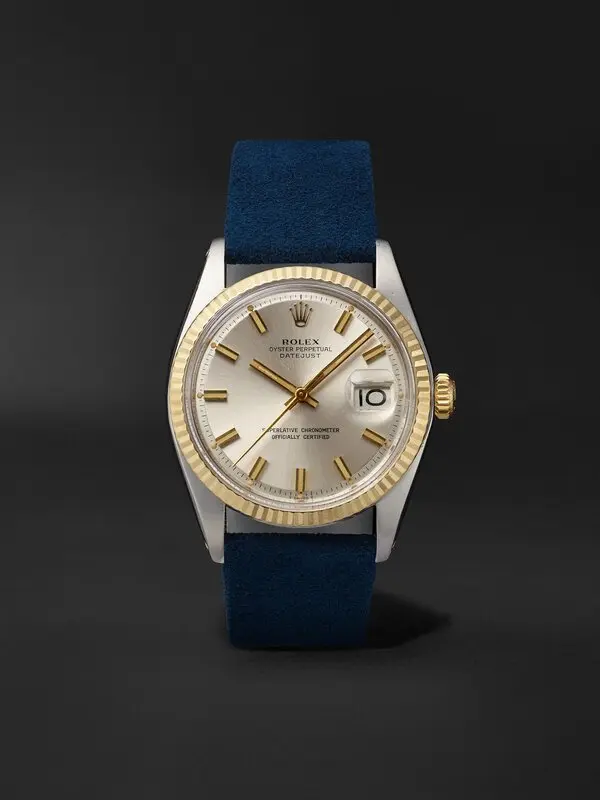 STEPHANIE WINDSOR Rolex Vintage 1974 Datejust Automatic Watch - Neutrals