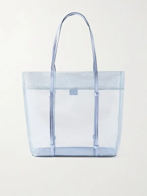 MARYAM NASSIR ZADEH Bonita Mesh Tote - Blue