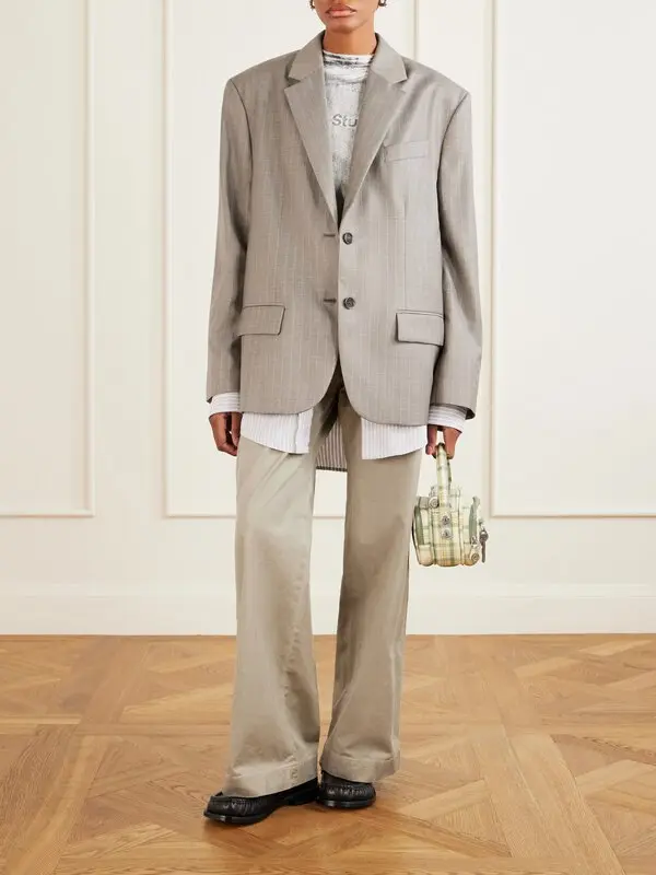 Acne Studios Julago Mels Pinstripe Wool Blazer