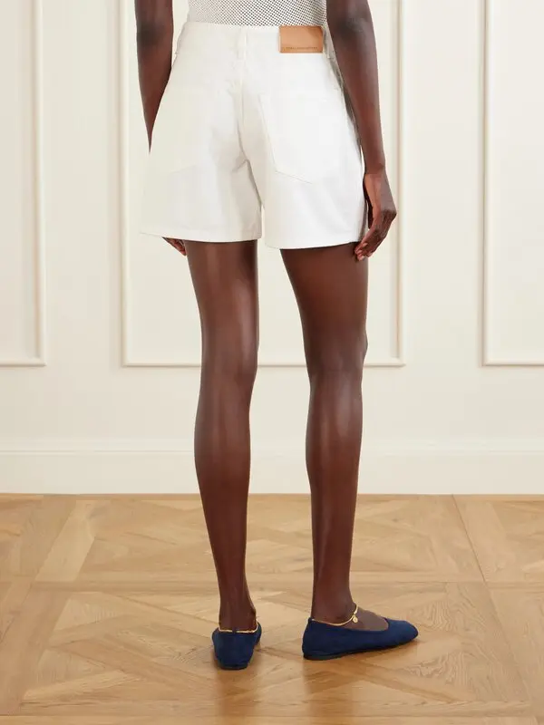 Stella McCartney Mid-rise Straight-leg Denim Shorts