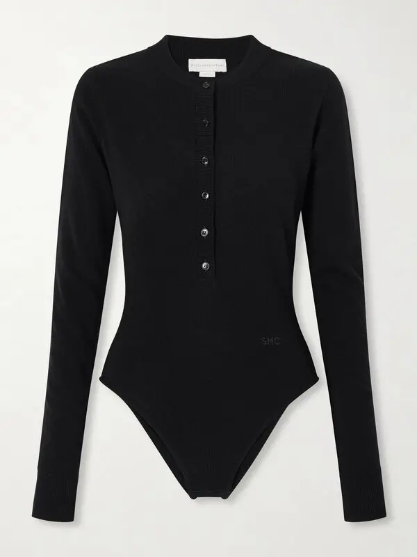 Stella McCartney Ribbed Wool Bodysuit