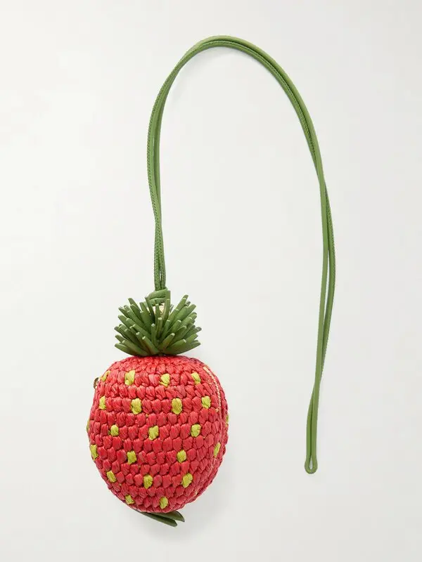 Loewe Strawberry Pouch - Red
