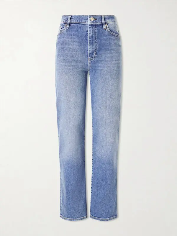 FRAME Le Sleek Straight High-rise Jeans