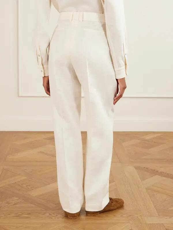 GOD’S TRUE CASHMERE God's True Cashmere Straight-leg Linen Pants