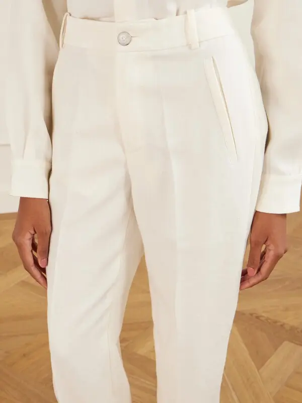 GOD’S TRUE CASHMERE God's True Cashmere Straight-leg Linen Pants