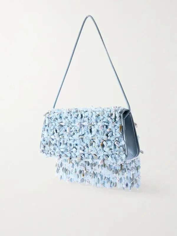 Cult Gaia Idalia Mini Shoulder Bag - Blue