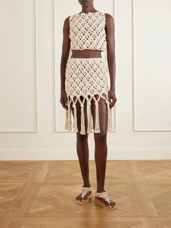 Balmain Embellished Suede Sandals