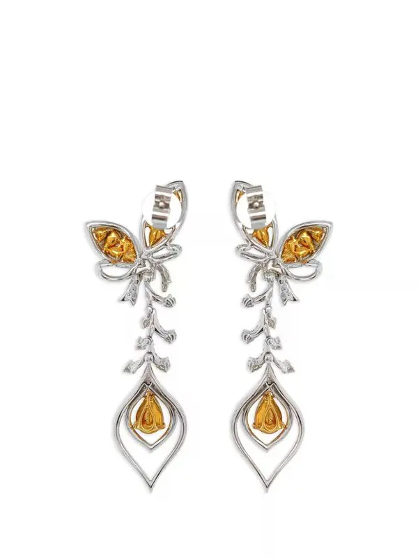 HYT JEWELRY Butterfly Diamond Drop Earrings