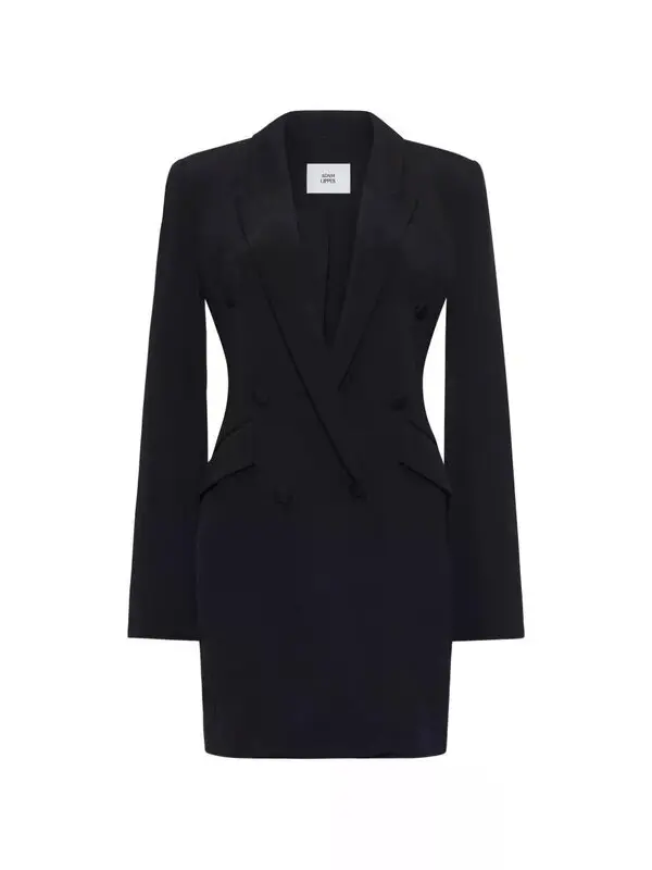Adam Lippes Double-breasted Silk Mini Dress