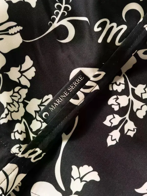 MARINE SERRE Hawaian Print Swim Shorts