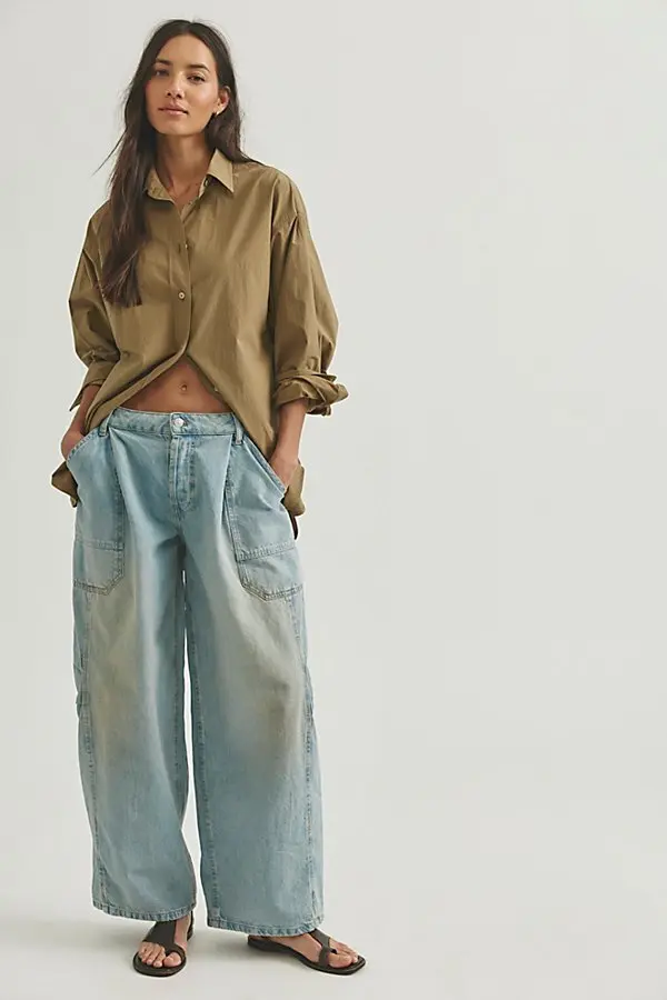 Free People We The Free Darcy Baggy Jeans