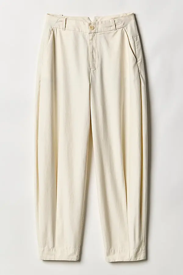 Free People Sky High Lantern Pants - Coconut Milk