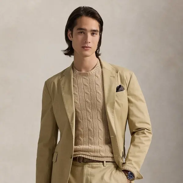 Ralph Lauren Polo Unconstructed Modern Fit Jacket - Monument Tan