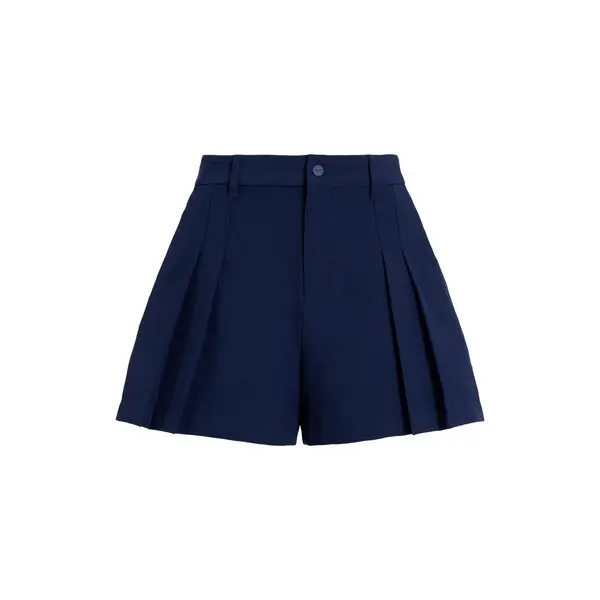 Ralph Lauren Stretch-twill Pleated Shorts - Refined Navy