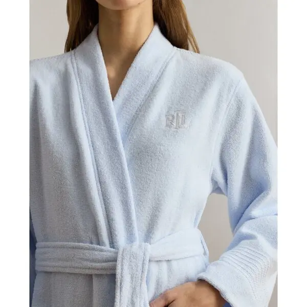 Ralph Lauren Cotton Terry Cloth Robe - Blue