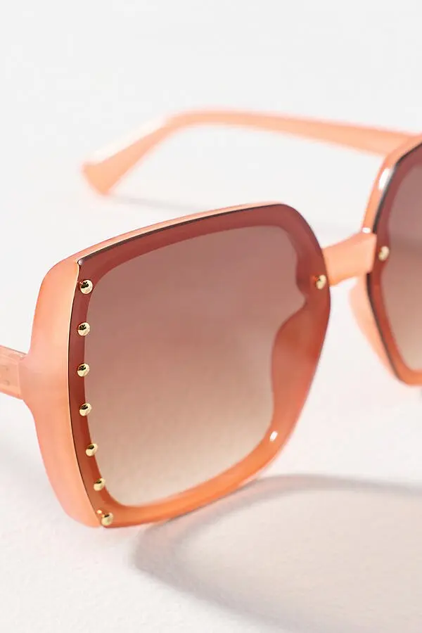 EYEKING Oversized Square Studded Sunglasses