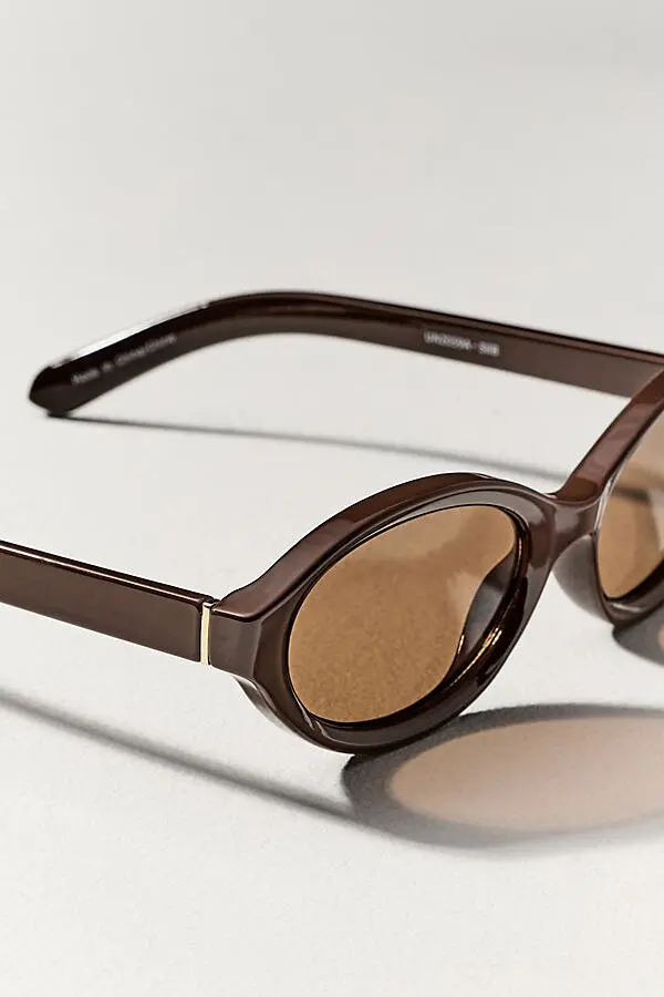 Anthropologie Modern Oval Sunglasses - Solemnity