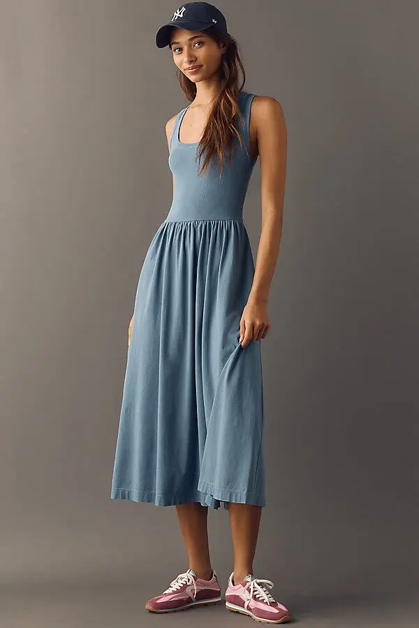 NATION LOS ANGELES Karla Midi Dress - Indigo
