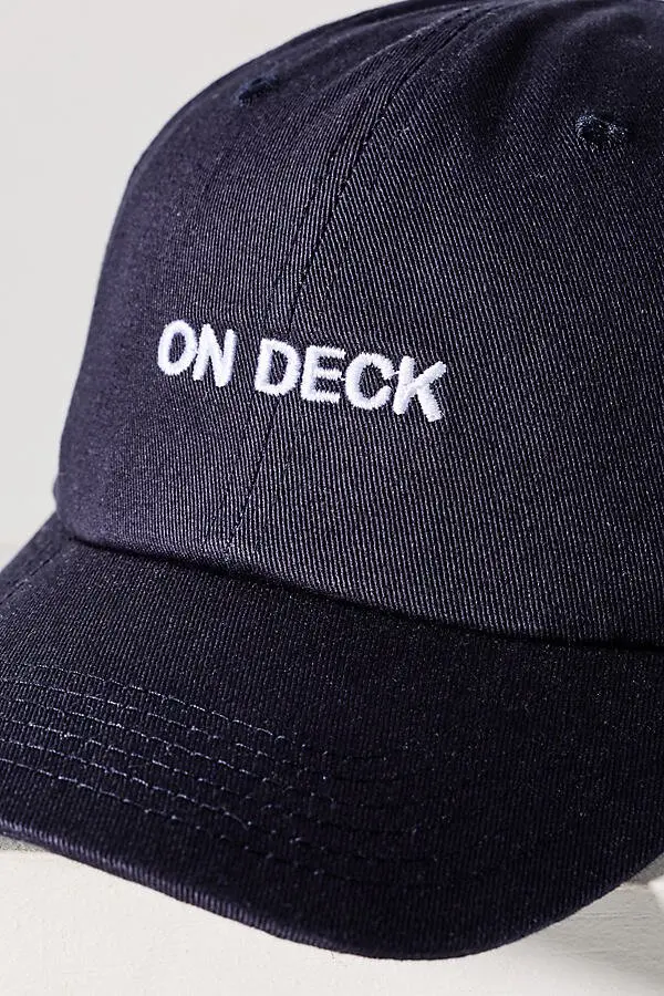 Intentionally Blank On Deck Baseball Cap