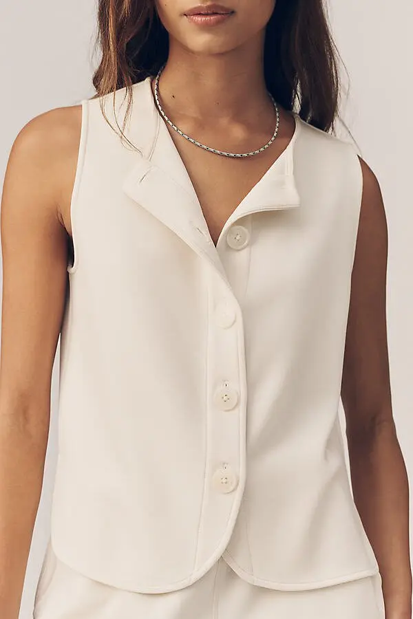 Varley Josie Button-front Tank Top