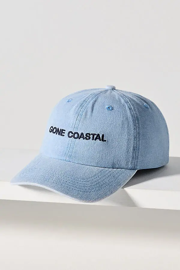 Intentionally Blank Gone Coastal Baseball Cap - Blue