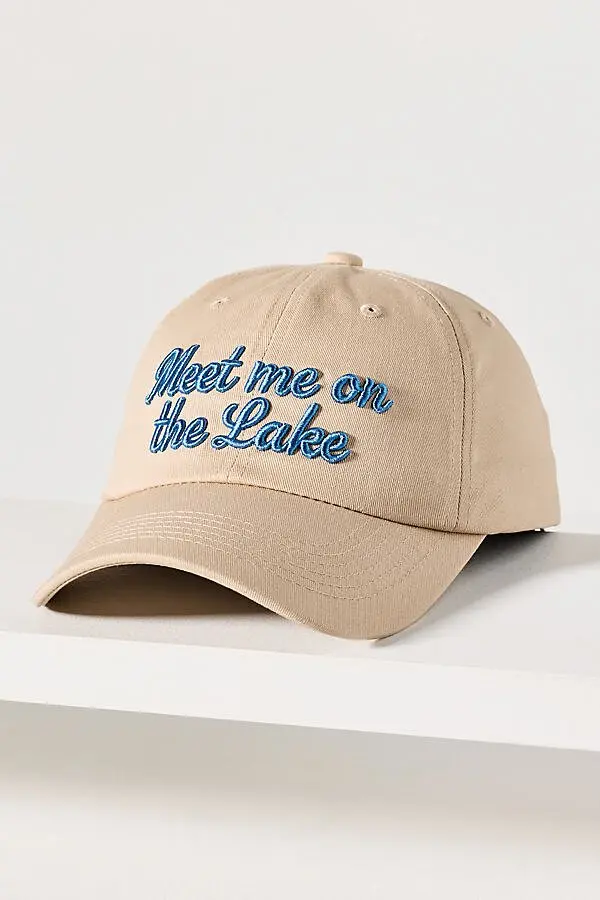 WORN/WEST Embroidered Baseball Cap - Tan