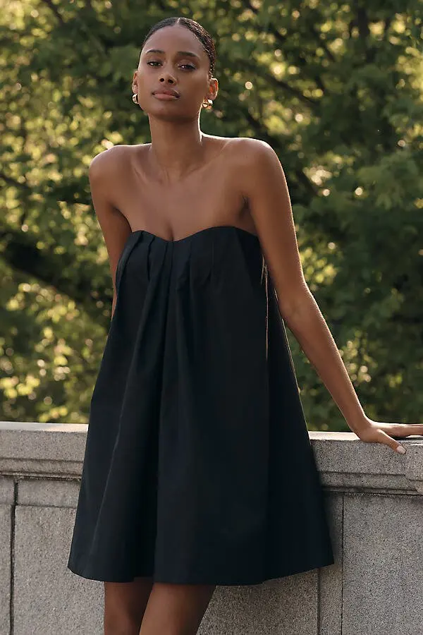 Endless Rose Sweetheart Mini Dress - Black