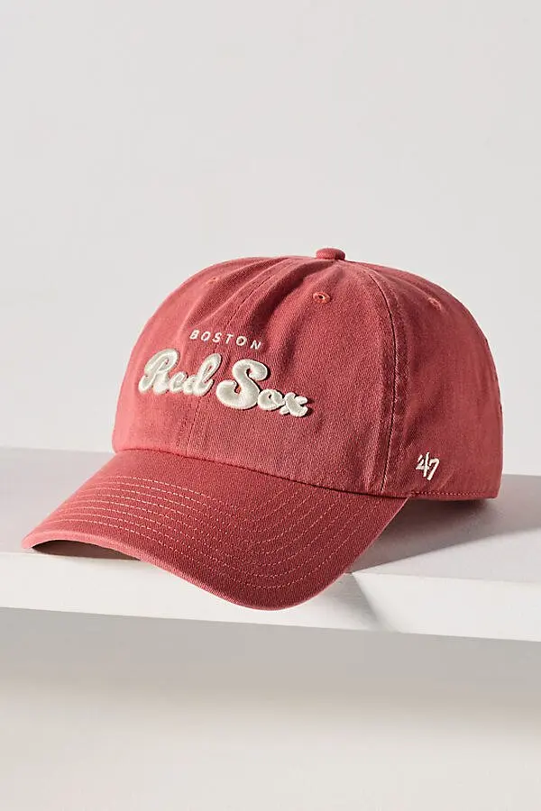 '47 47 Mlb Gingham Brim Baseball Cap - Boston Red Sox