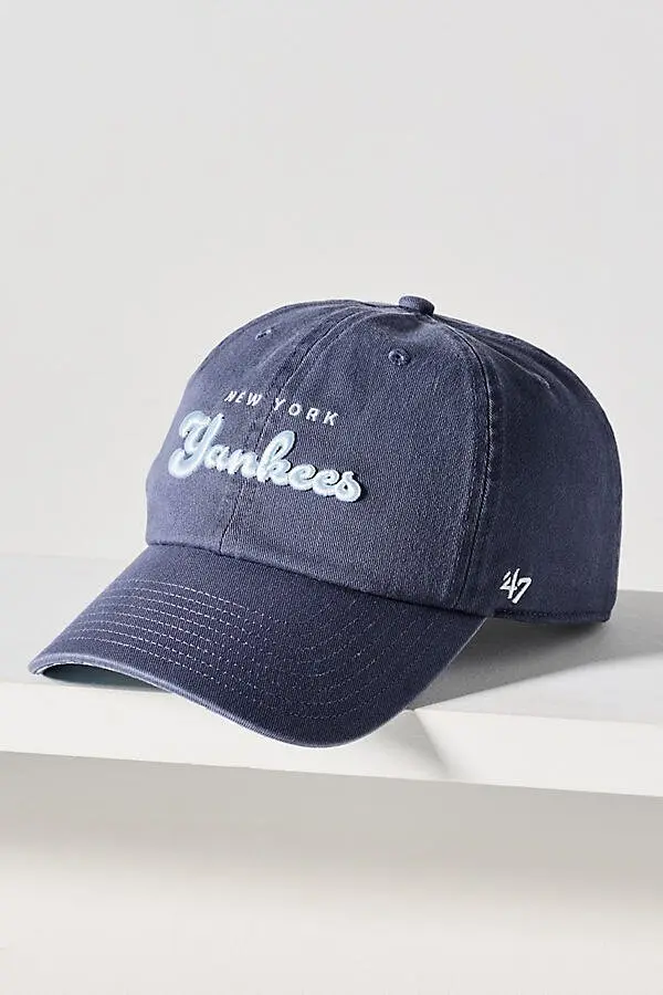'47 47 Mlb Gingham Brim Baseball Cap - N Y Yankees