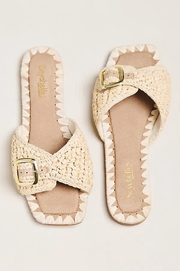Seychelles Buckle Slide Sandals