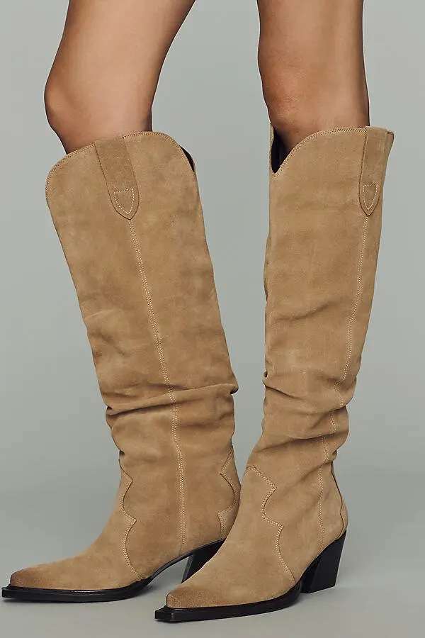 Dolce Vita Buckly Slouchy Western Boots