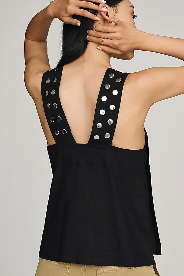Maeve Asymmetric Hardware Tank Top