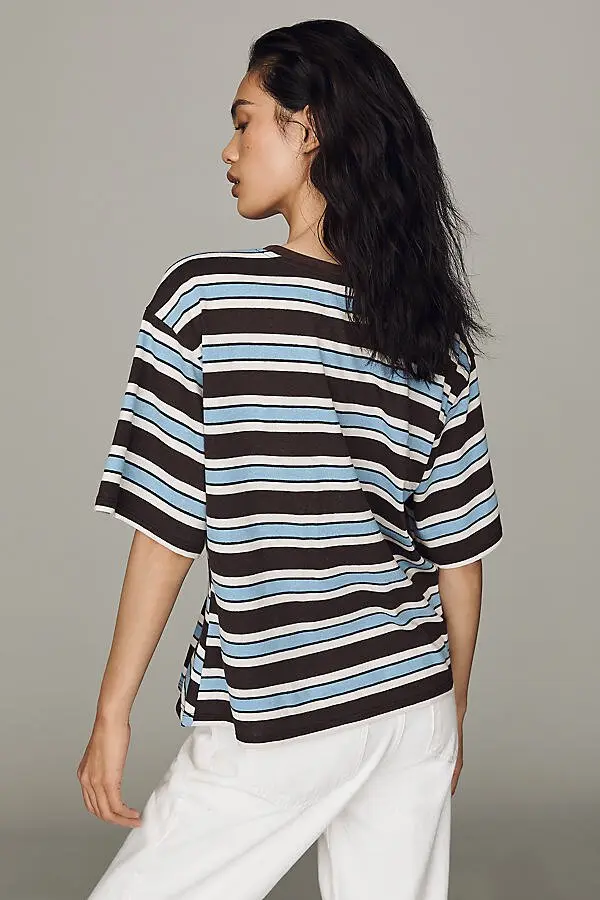 PILCRO Pleated Waist T-shirt