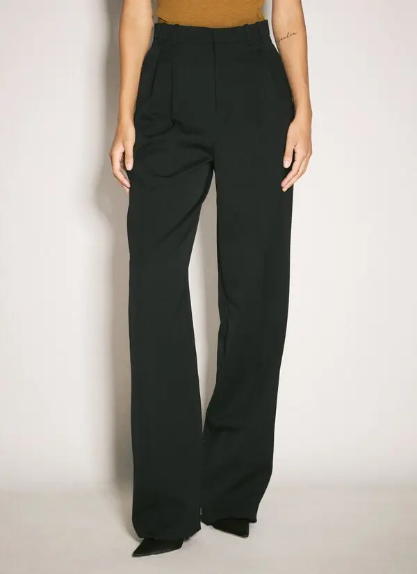 Saint Laurent Wide-leg Wool Trousers