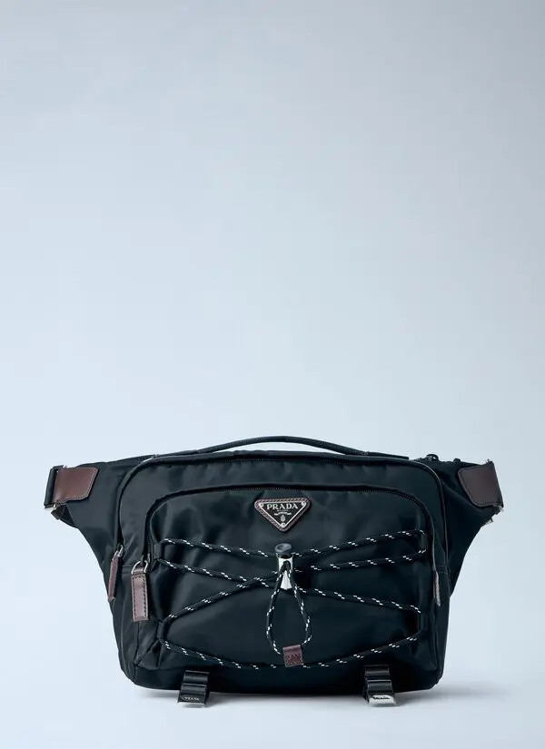 Prada Speedrock Re-nylon Crossbody Bag - Black