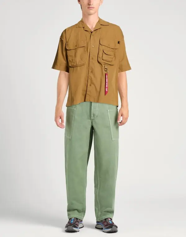 Alpha Industries Shirt Size Cotton, Viscose