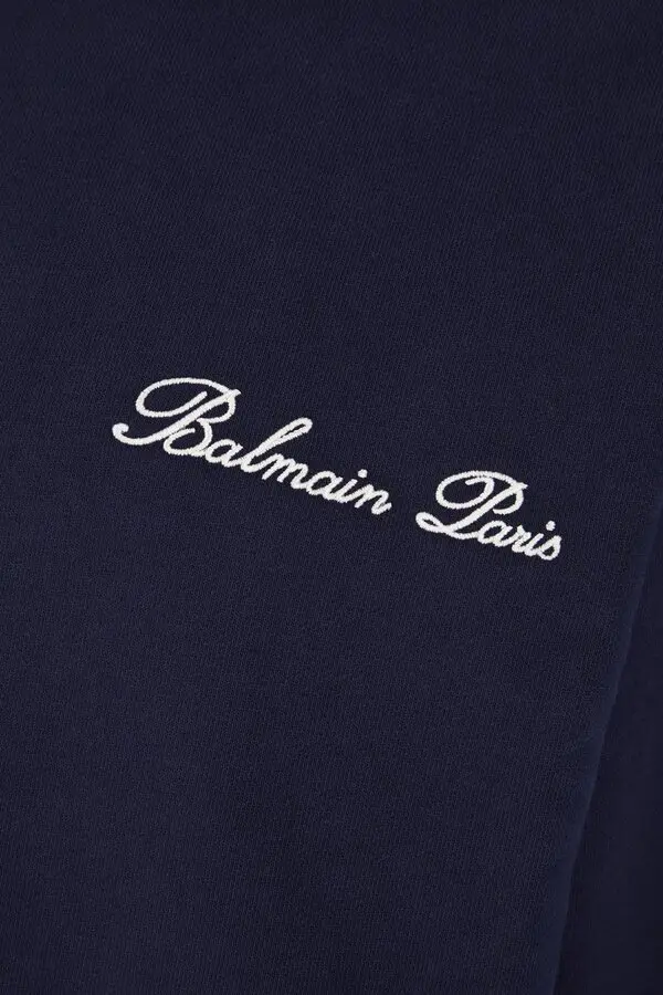 Balmain Embroidered Logo Sweatshirt