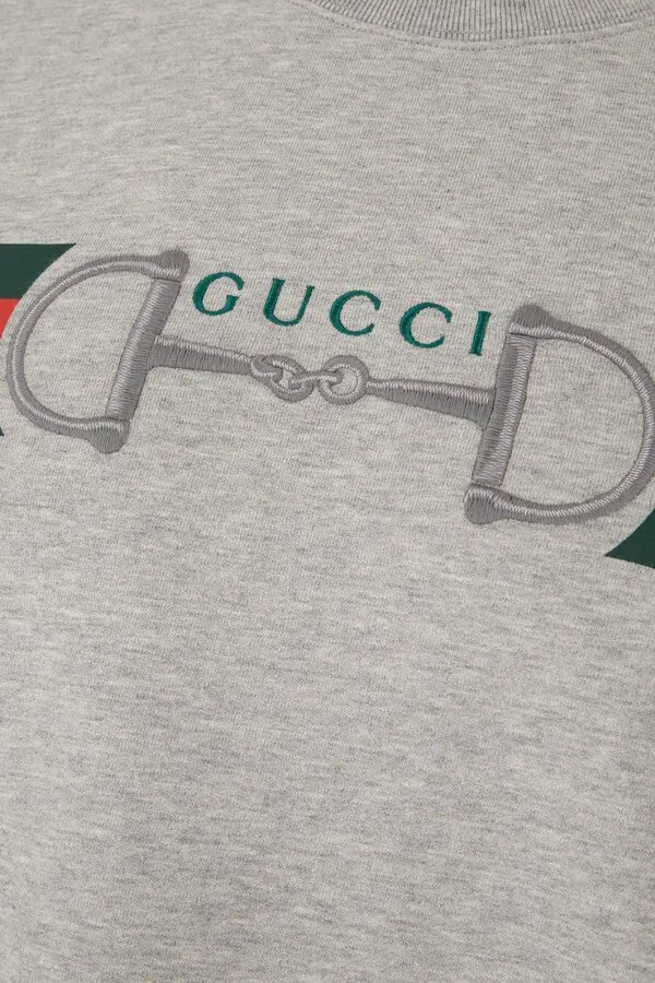 Gucci Sweatshirt With Embroidered Logo - Multicolor