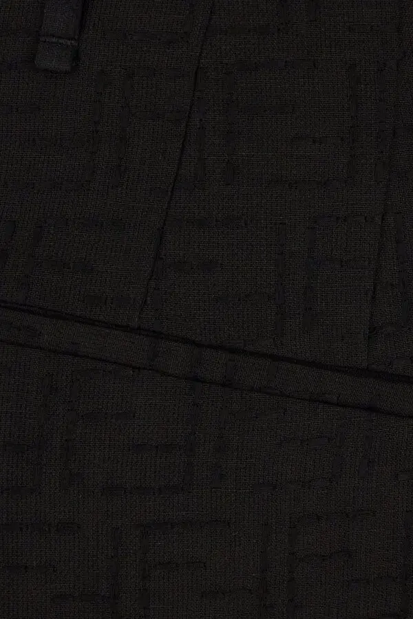 Fendi Tailored Trousers With Monogram Detail