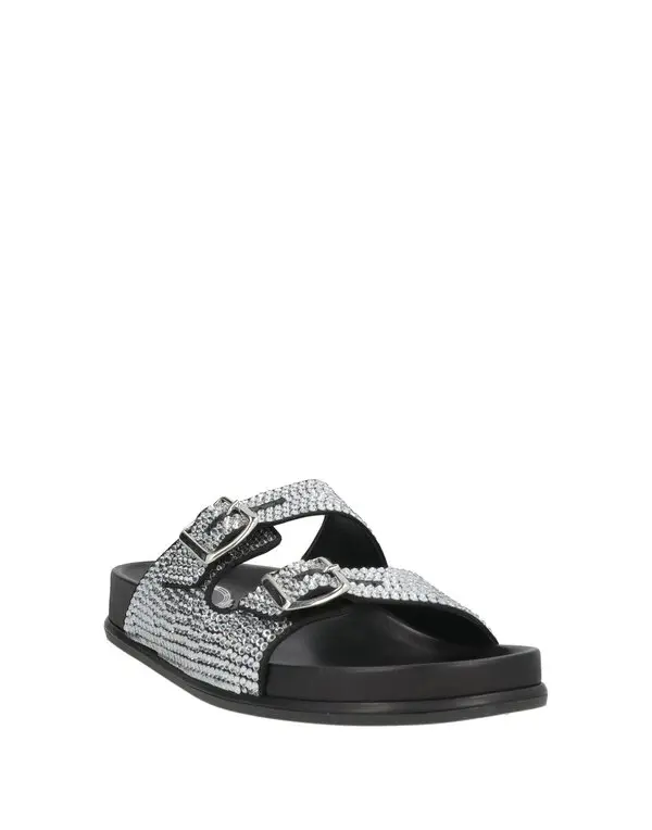 Rene Caovilla Embellished Textile Sandals