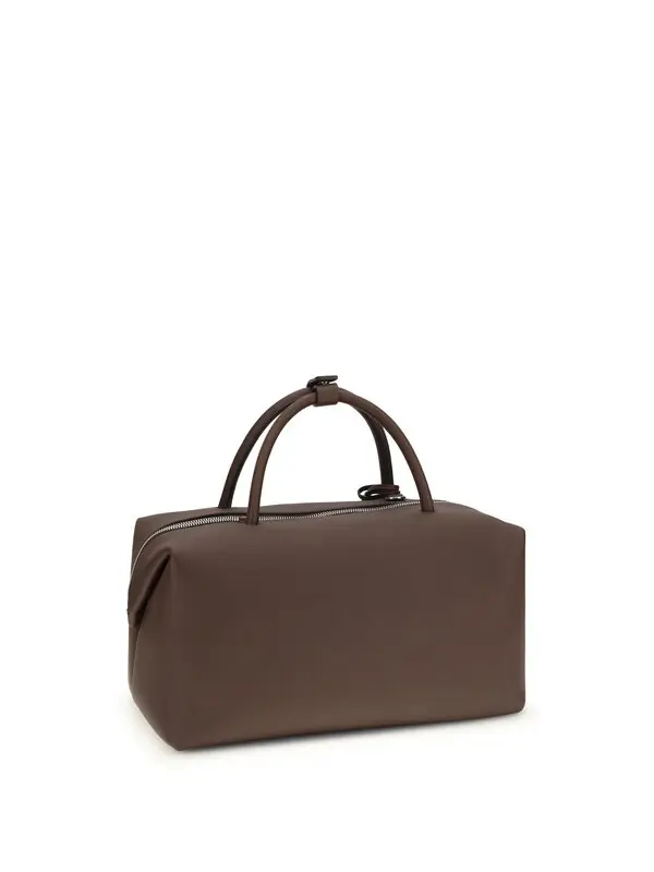 Max Mara Holdall Cargo Leather Handbag - Brown