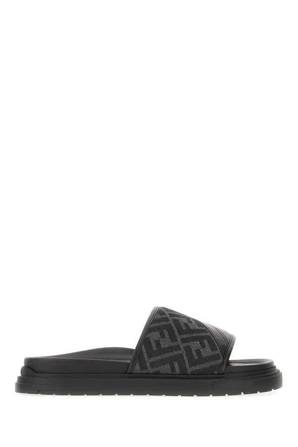 Fendi Logo Slippers