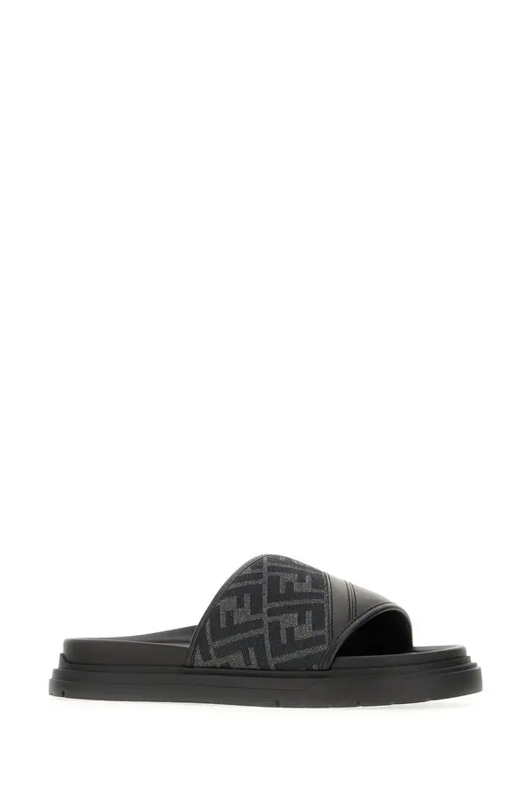 Fendi Logo Slippers